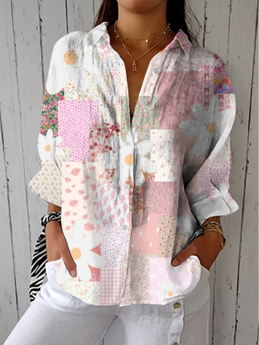 Fanny | Patchwork Daisy Blouse – Kayla and daughters
